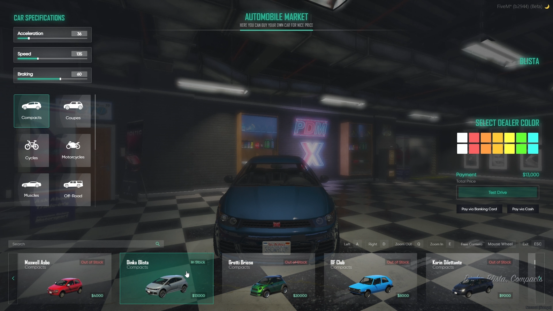 Fivem Nopixel 4.0 Inspired Vehicle Shop Script Fivem Nopixel 4.0 Inspired Vehicle Shop Script
